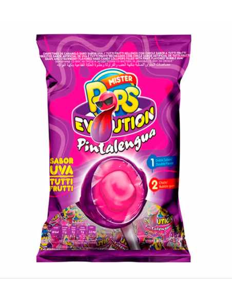 Chupetin Evolution Pinta Lengua x 24 U. – Golosinas El Muelle