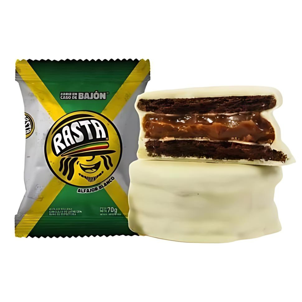 Alfajor Rasta Blanco – Golosinas El Muelle